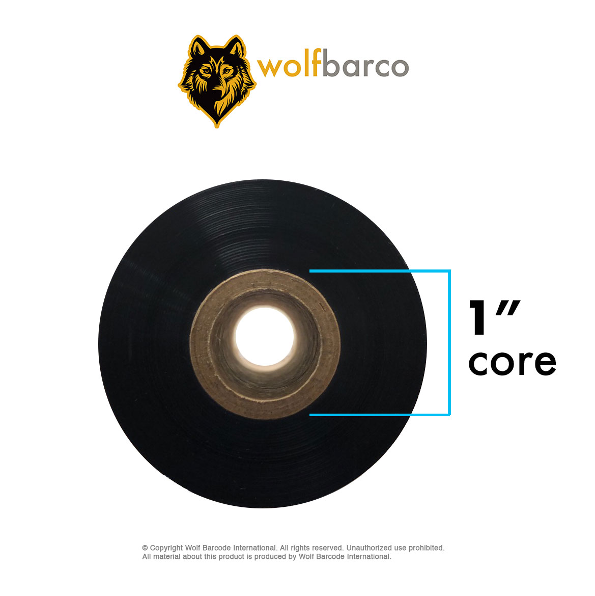 24 Rolls 4.09" x 502' (104mm x 153m) Resin-Enhanced Wax Thermal ...