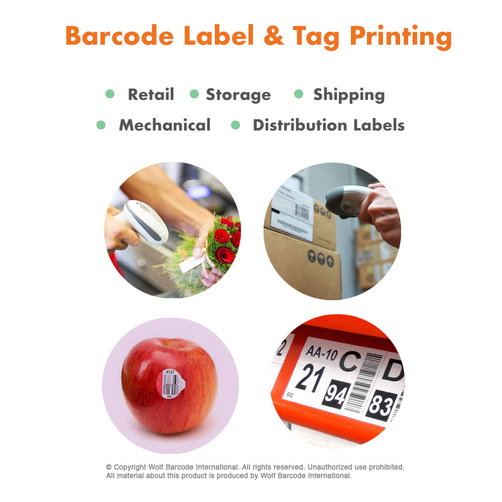 Direct Thermal Paper Label/IndustrialGrade 4" x 6", with Perforation, 3 ...